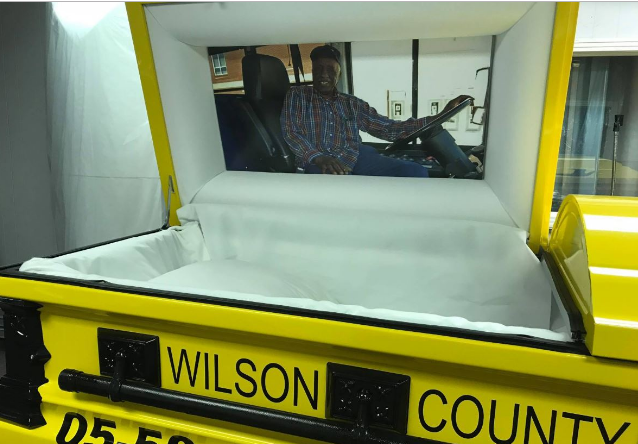 LONGTIME TENNESSEE BUS DRIVER LAID TO REST IN A SCHOOL BUS CASKET ...
